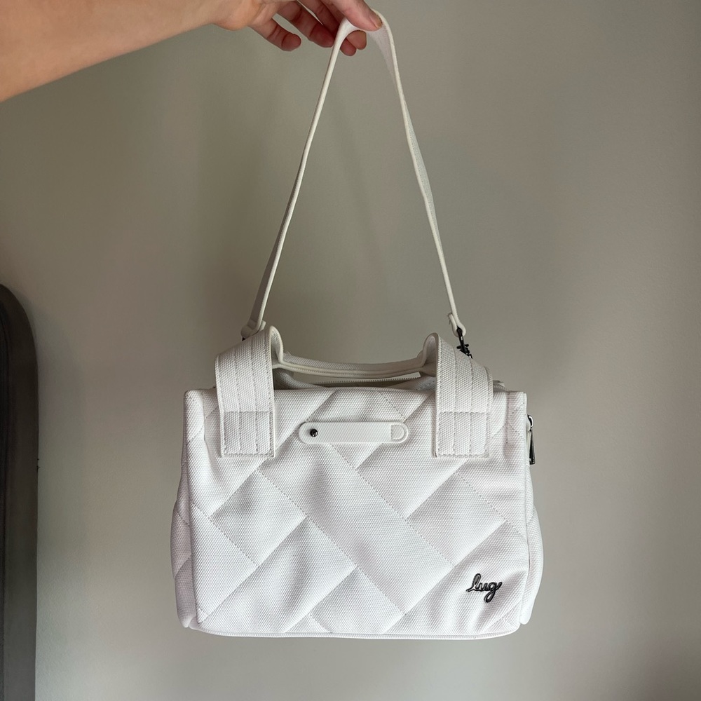 White Lug Matte Luxe Jitterbug Purse - Gem